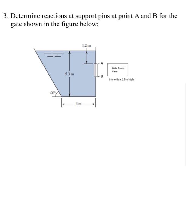 Solved 3. Determine reactions at support pins at point A and | Chegg.com