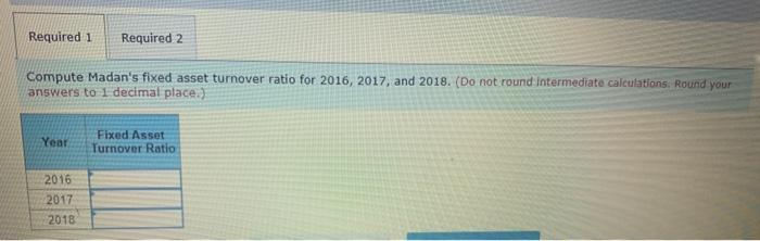 Solved computing and interpreting the fixed asset turnover | Chegg.com