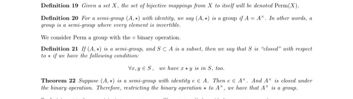 Solved Please prove theorem 23,24,25use definitions | Chegg.com