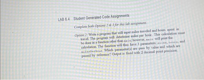 Solved AB 6.4 Student Generated Code Assignments Complete | Chegg.com