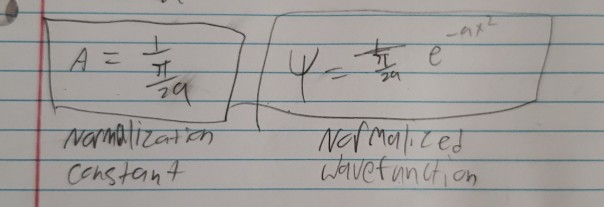 Solved please solve the normalization constant and | Chegg.com