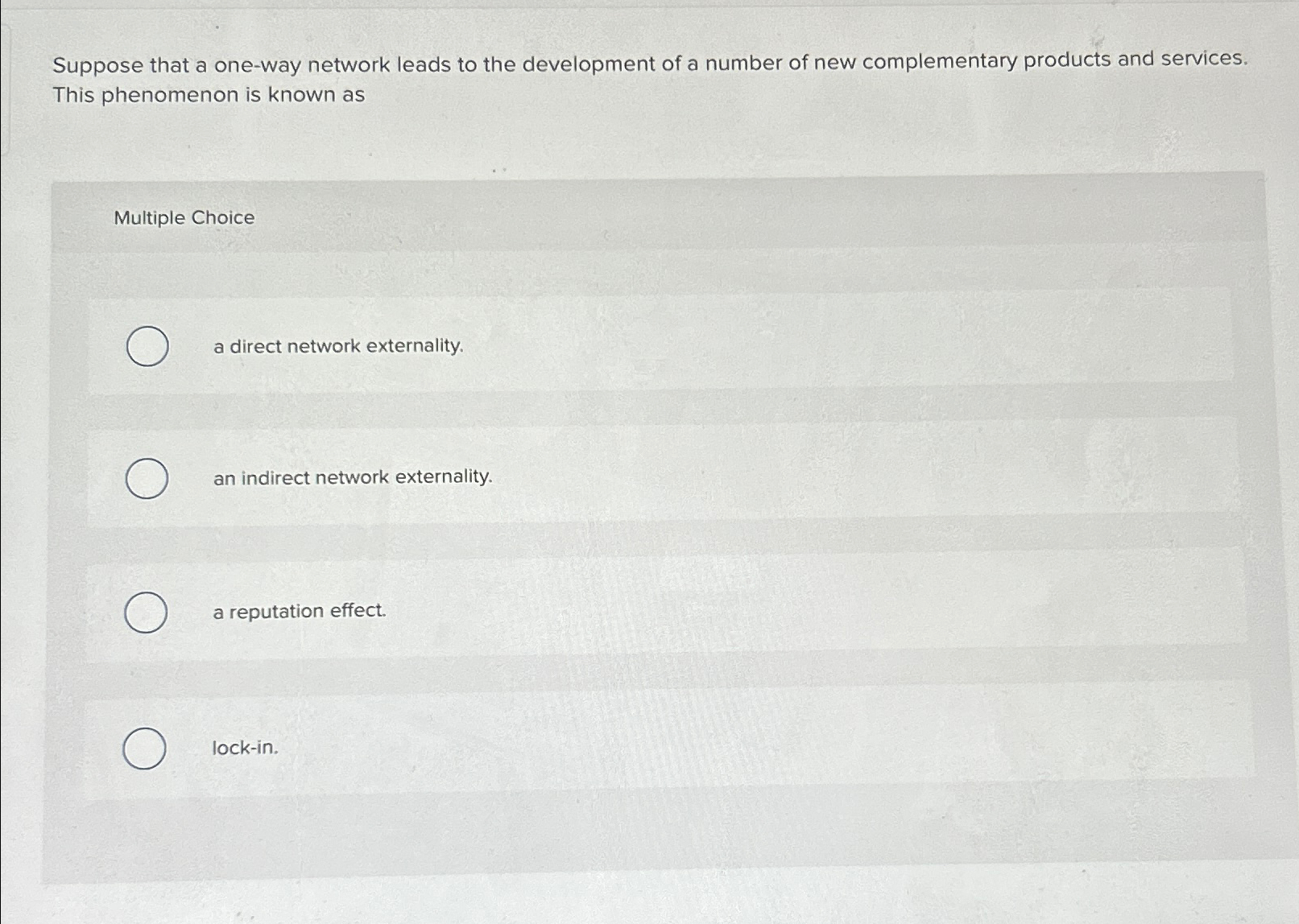 Solved Suppose that a one-way network leads to the | Chegg.com