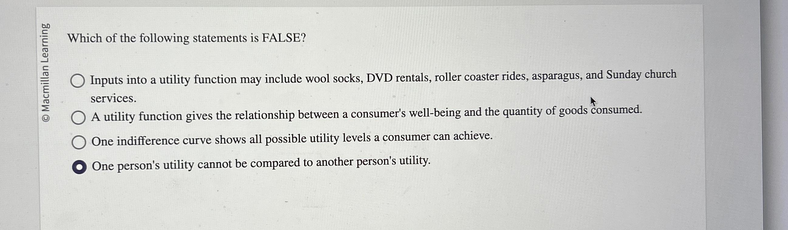 Solved Which of the following statements is FALSE?Inputs | Chegg.com