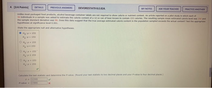 Solved 2. [8/10 Points] DETAILS PREVIOUS ANSWERS DEVORESTAT9 | Chegg.com