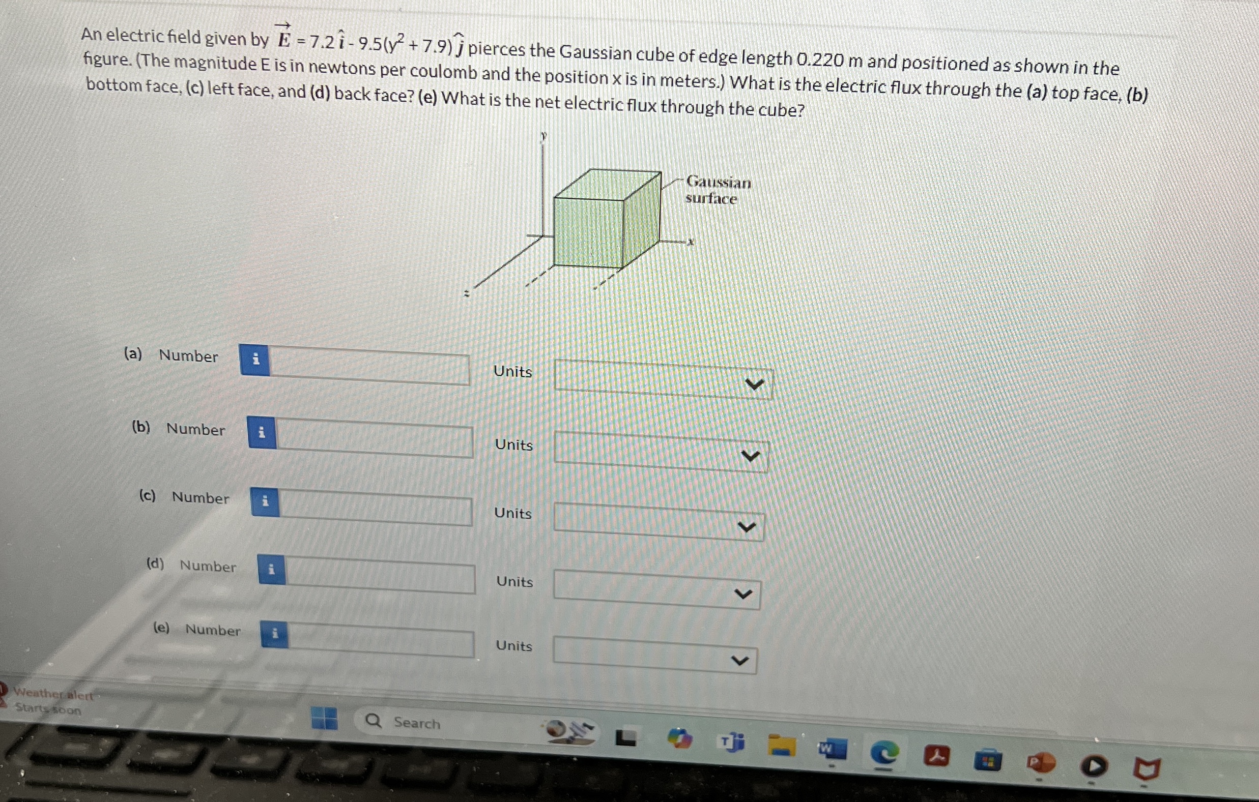 Solved An electric field given by | Chegg.com