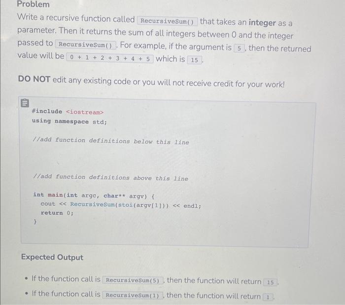 Solved 1 \#include 〈iostream〉 using namespace std; /ladd | Chegg.com