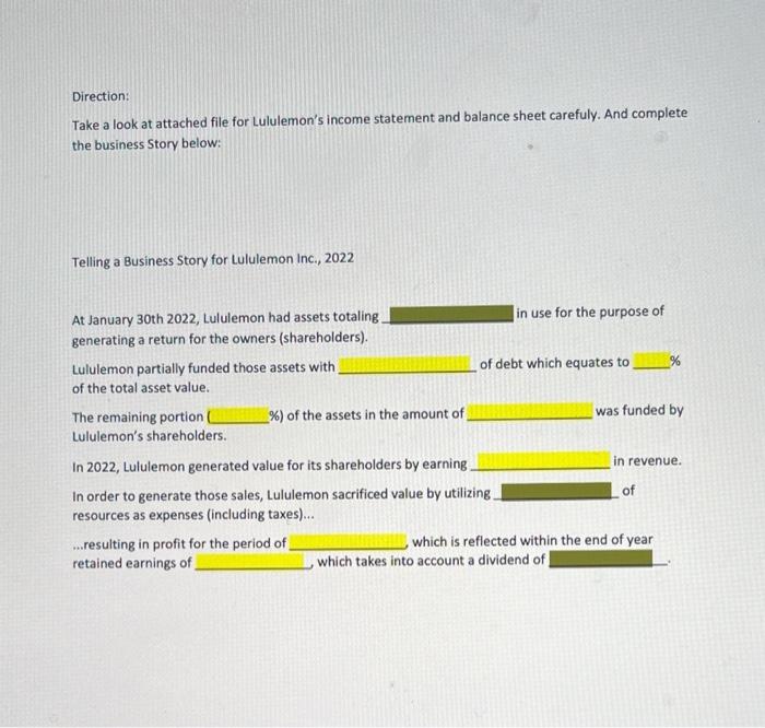 Solved Direction: Take a look at attached file for | Chegg.com