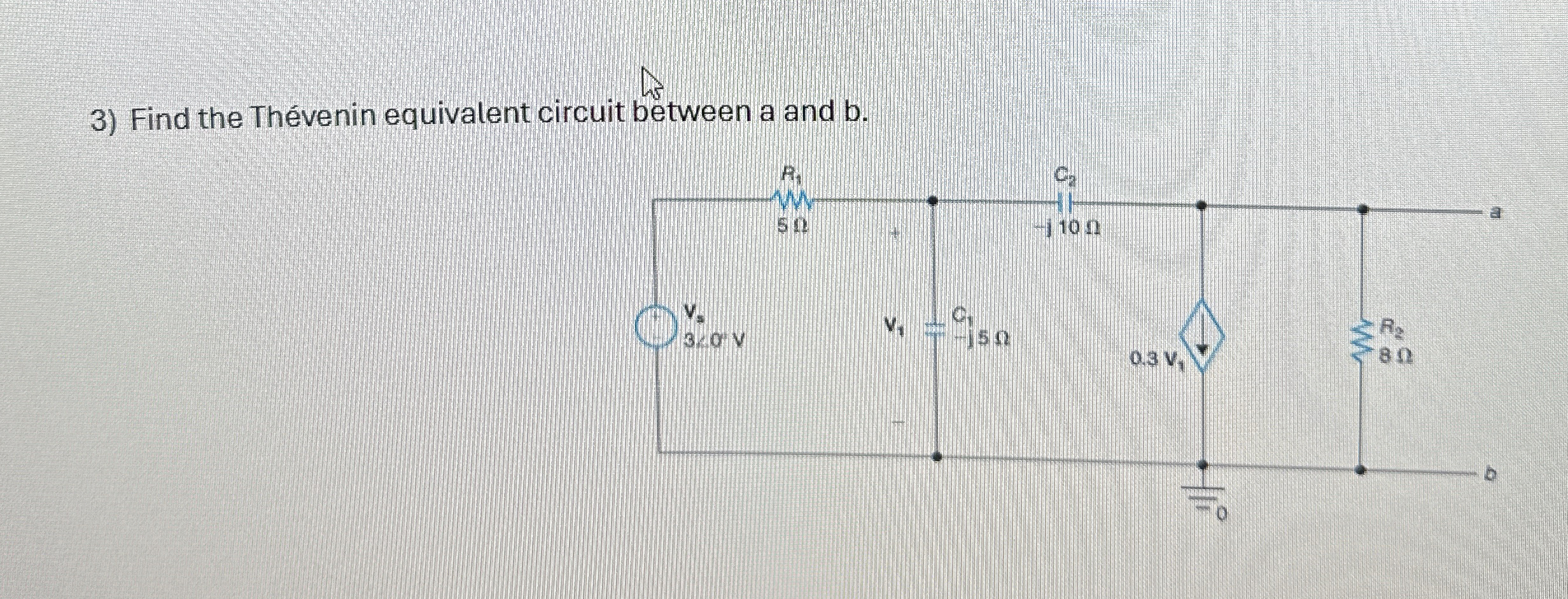 Solved Find the Thévenin equivalent circuit between a and b. | Chegg.com