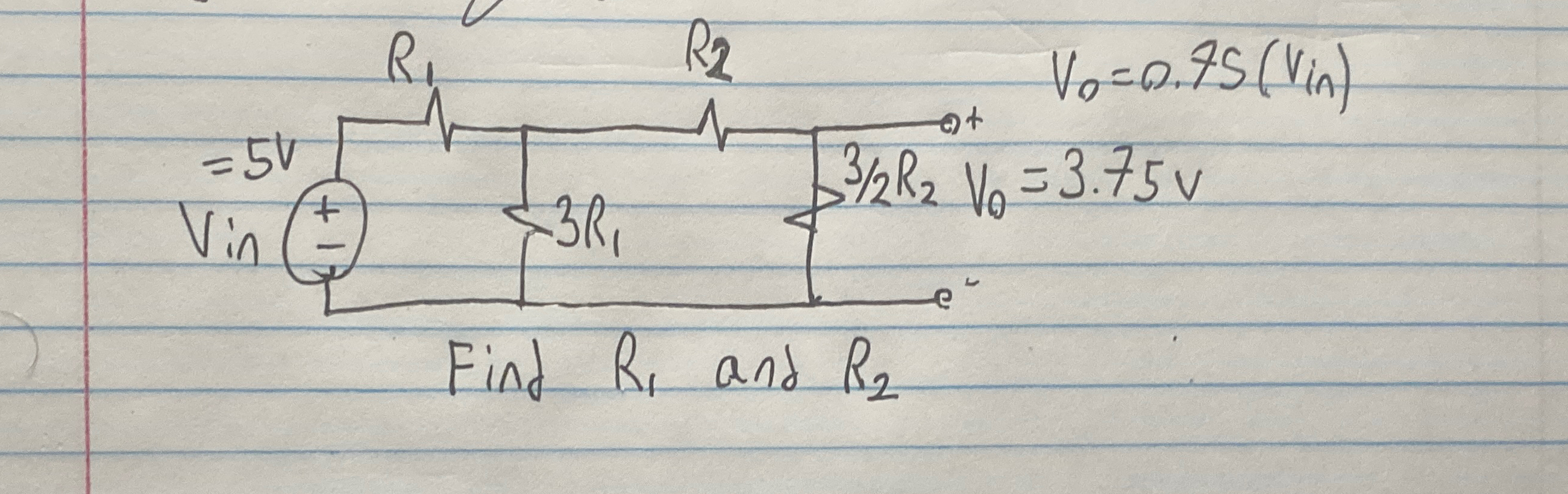 ?Find R1 and R2 | Chegg.com