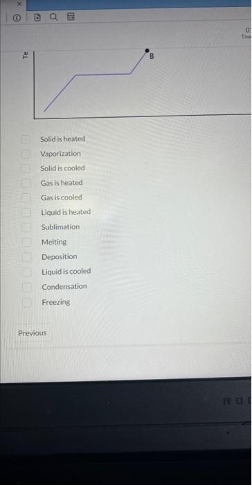 Solved Solid is heated 4 points For the heating curve | Chegg.com