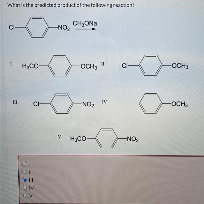 Solved What is the predicted product of the following | Chegg.com