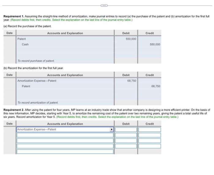 Solved Requirement 1. Assuming the straight-line method of | Chegg.com