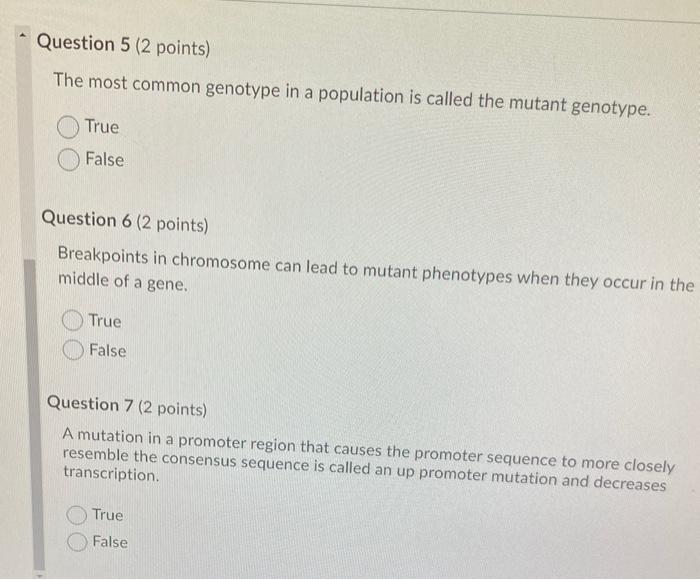 Solved Question 5 (2 points) The most common genotype in a | Chegg.com