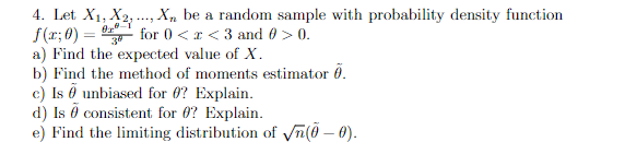 Solved Let x_(1),x_(2),dots,x_(n) ﻿be a random sample with | Chegg.com
