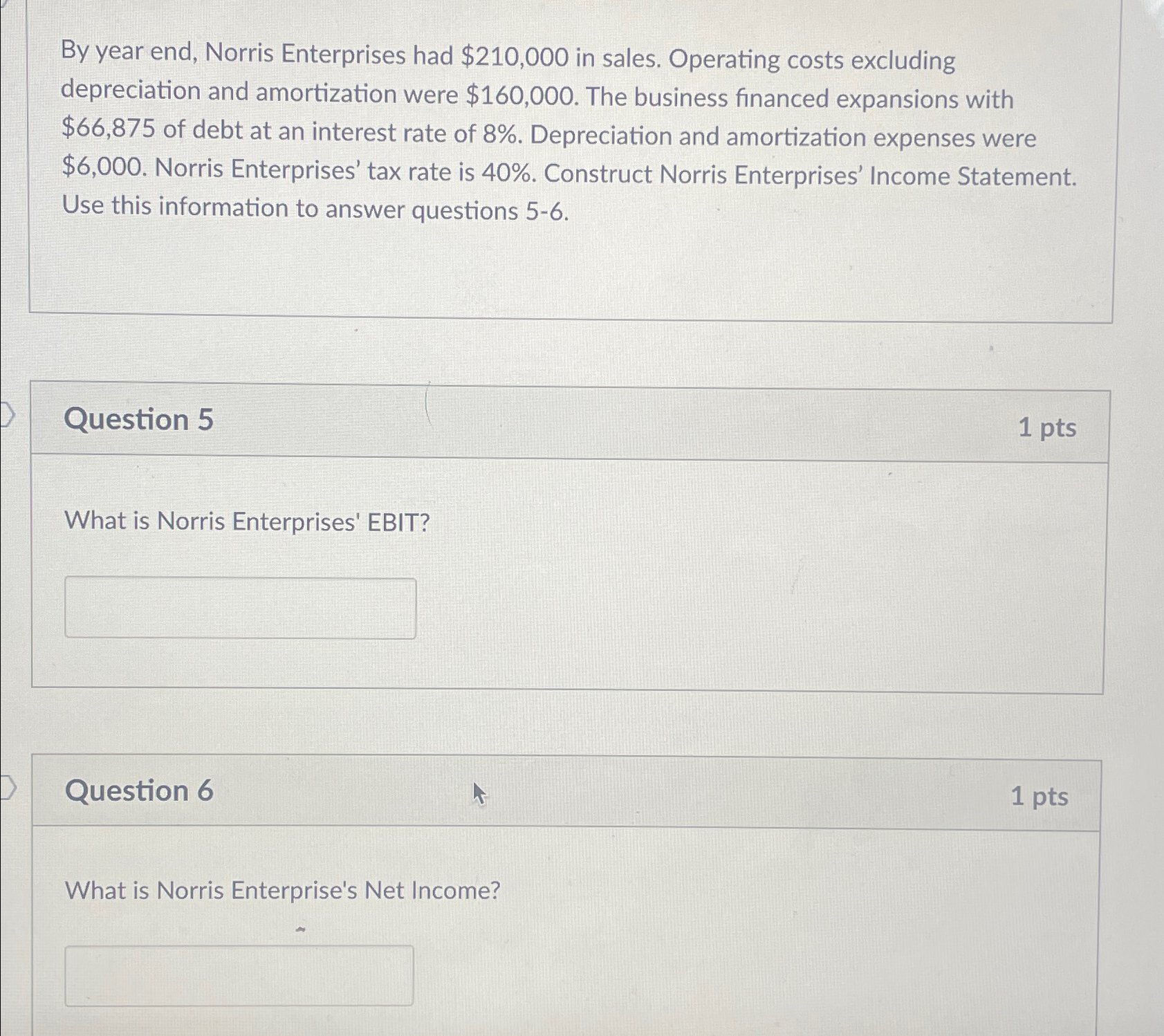 Solved By year end, Norris Enterprises had $210,000 ﻿in | Chegg.com