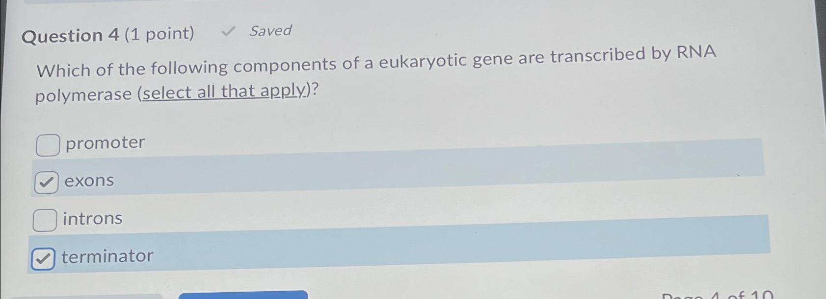 Solved Question 4 (1 ﻿point) ﻿SavedWhich of the following | Chegg.com