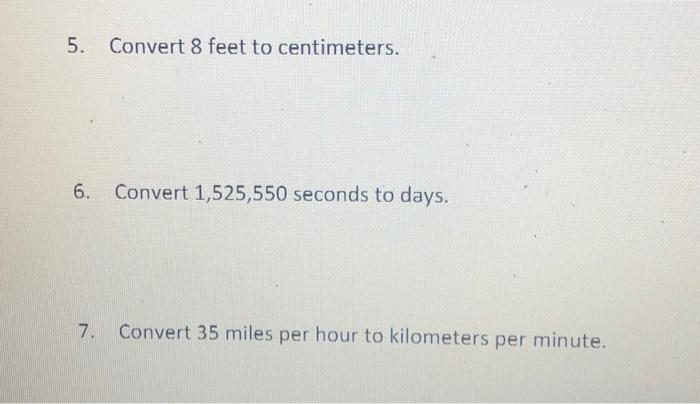 Solved perform each conversion using dimensional analysis. | Chegg.com
