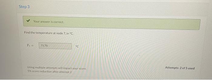 Solved Steady-state temperatures at selected nodal points of | Chegg.com
