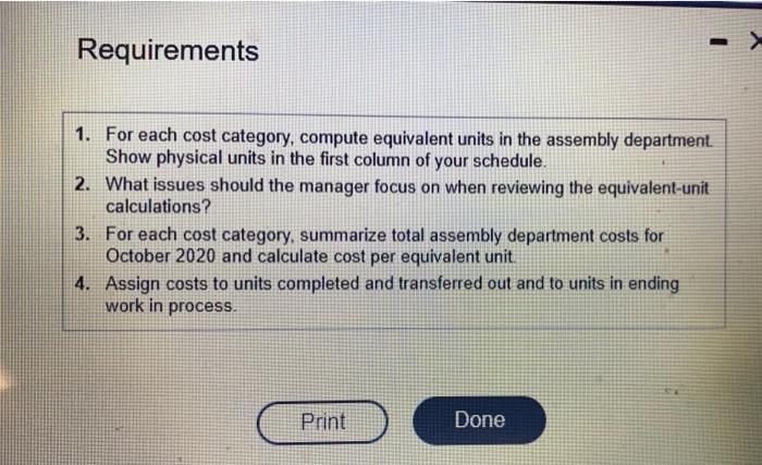 Solved Kaeding Campany manufactures car seats in its San | Chegg.com