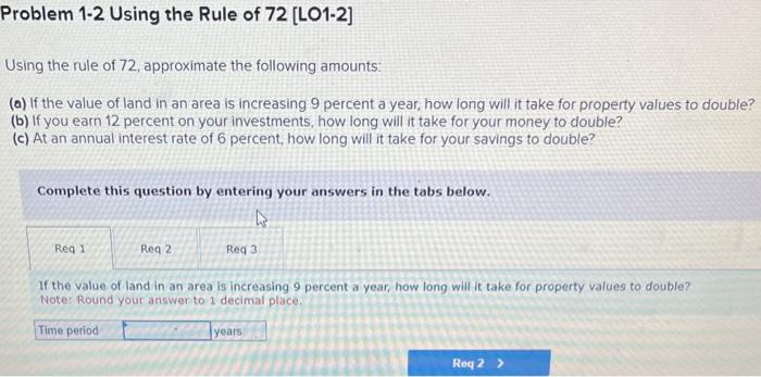 Solved Using the rule of 72 , approximate the following | Chegg.com