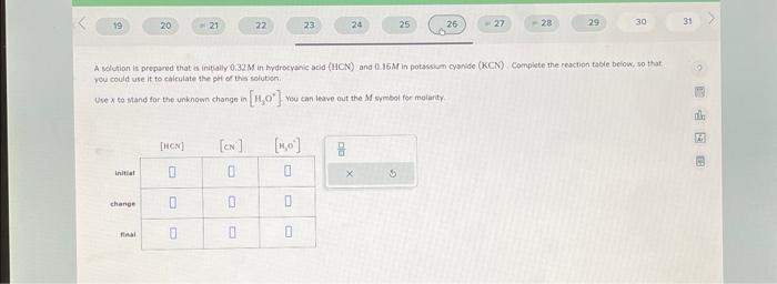 Solved A selution is prepared that a initially 0.32M in | Chegg.com