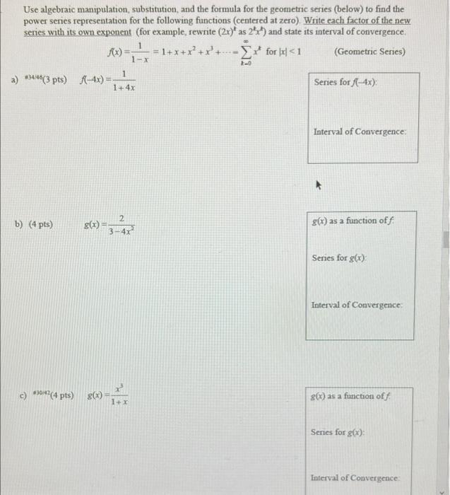 [Solved]: Use algebraic manipulation, substitution, and the
