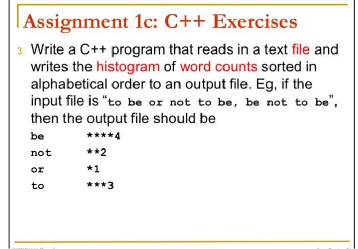 Solved Assignment 1c: C++ Exercises 3. Write a C++ program | Chegg.com