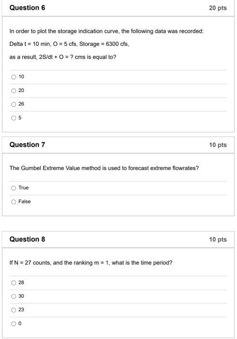 Solved In order to plot the storage indication curve, the | Chegg.com