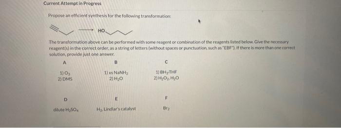 Solved Current Attempt in Progress Propose an efficient | Chegg.com