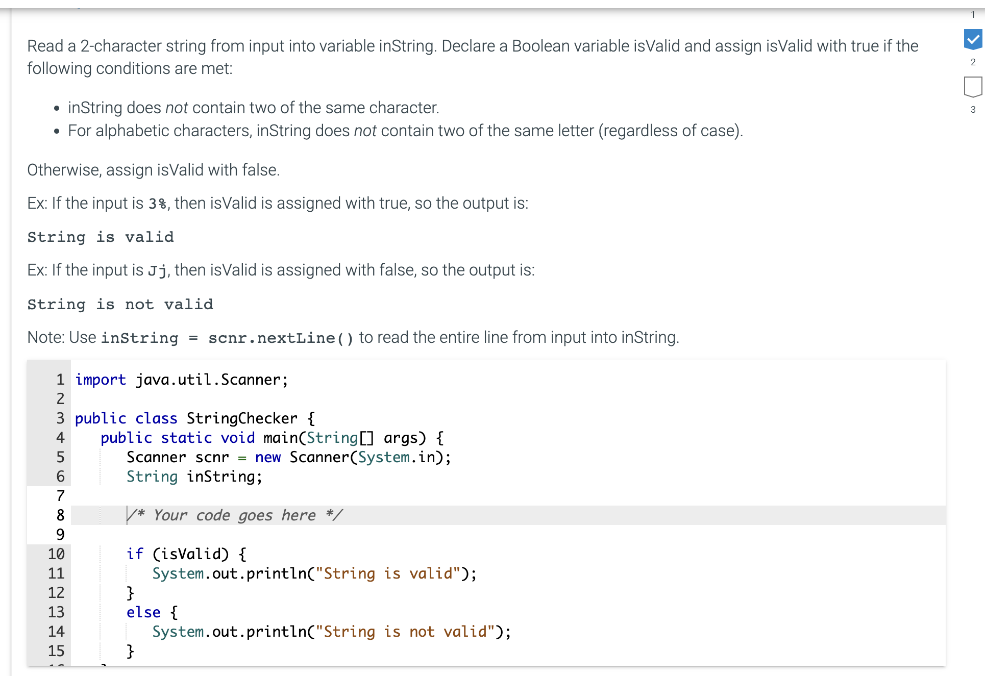 Solved Read a 2-character string from input into variable | Chegg.com