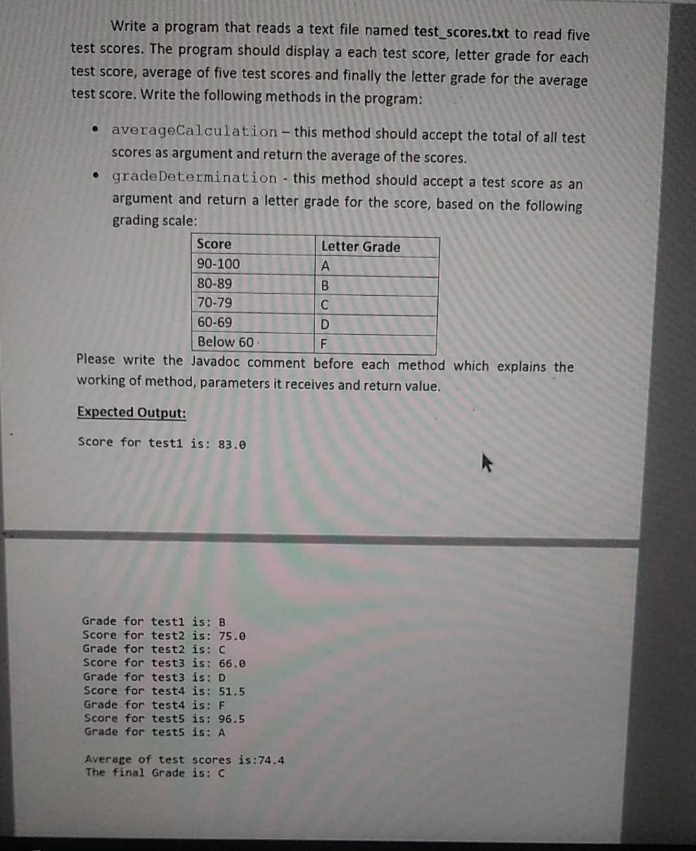 Solved hi I need helping with this homework. using scanner | Chegg.com
