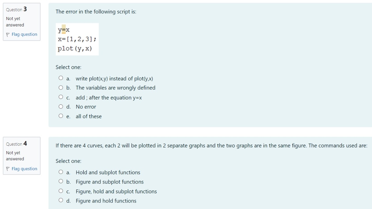 Solved solve the 2 ﻿question and choose the right option | Chegg.com