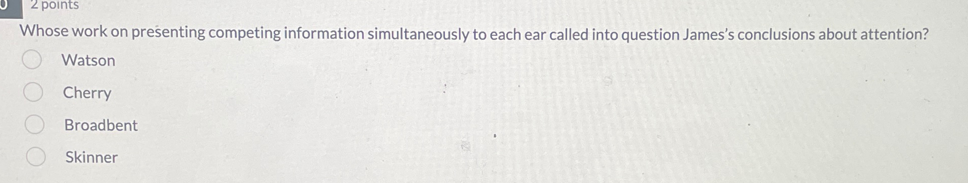 Solved Whose work on presenting competing information | Chegg.com
