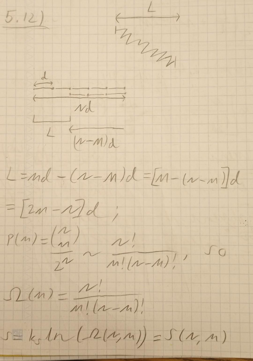 Solved How would I answer a Statistical Mechanics problem | Chegg.com