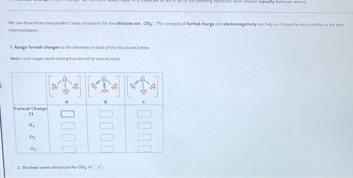 Solved We can draw three inequivalent Lewis structures for | Chegg.com