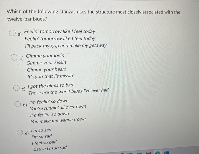 What is the "B" section of a song in AABA form also | Chegg.com