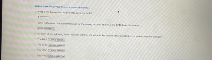 Solved The following table provides data for output (real | Chegg.com