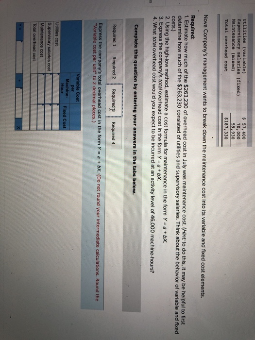 Solved Problem 5A-8 High-Low Method; Predicting Cost | Chegg.com