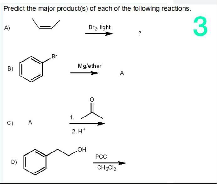Solved Predict the product and write the complete stepwise | Chegg.com