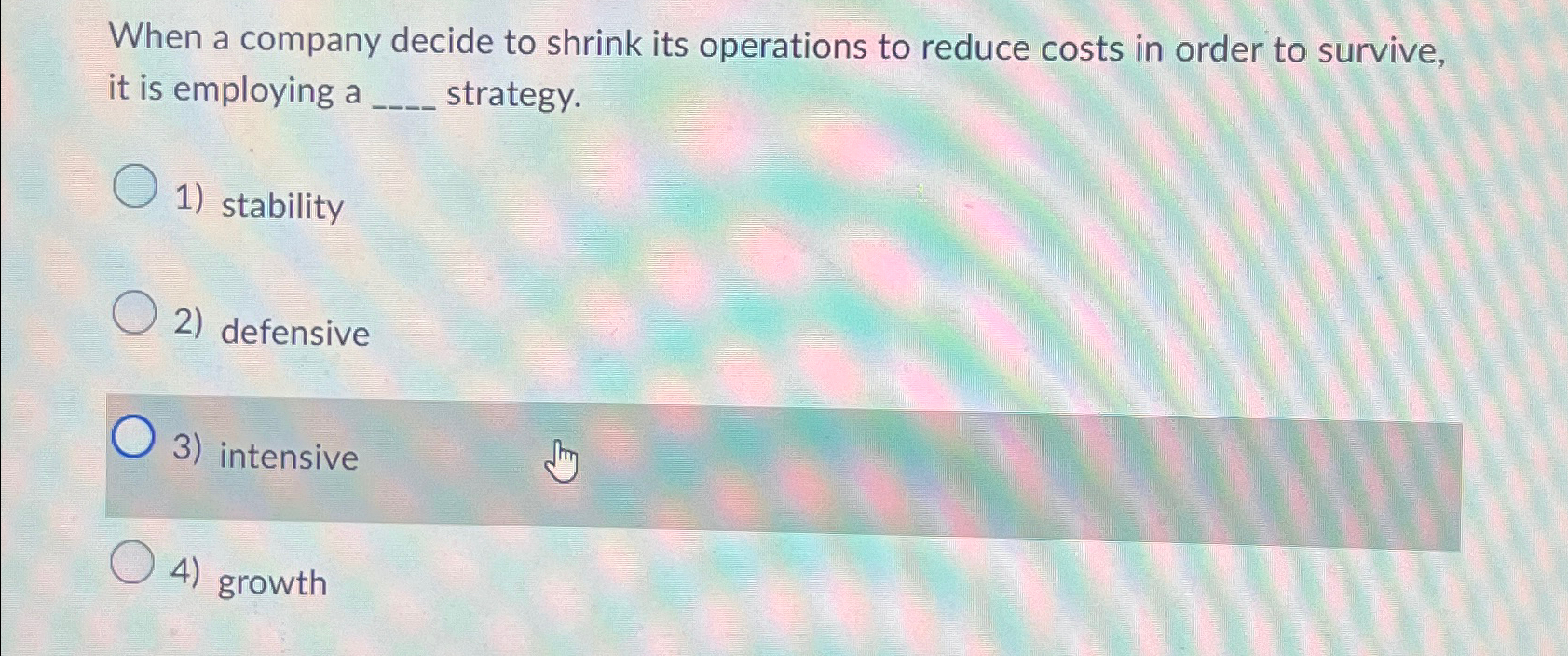 Solved When a company decide to shrink its operations to | Chegg.com