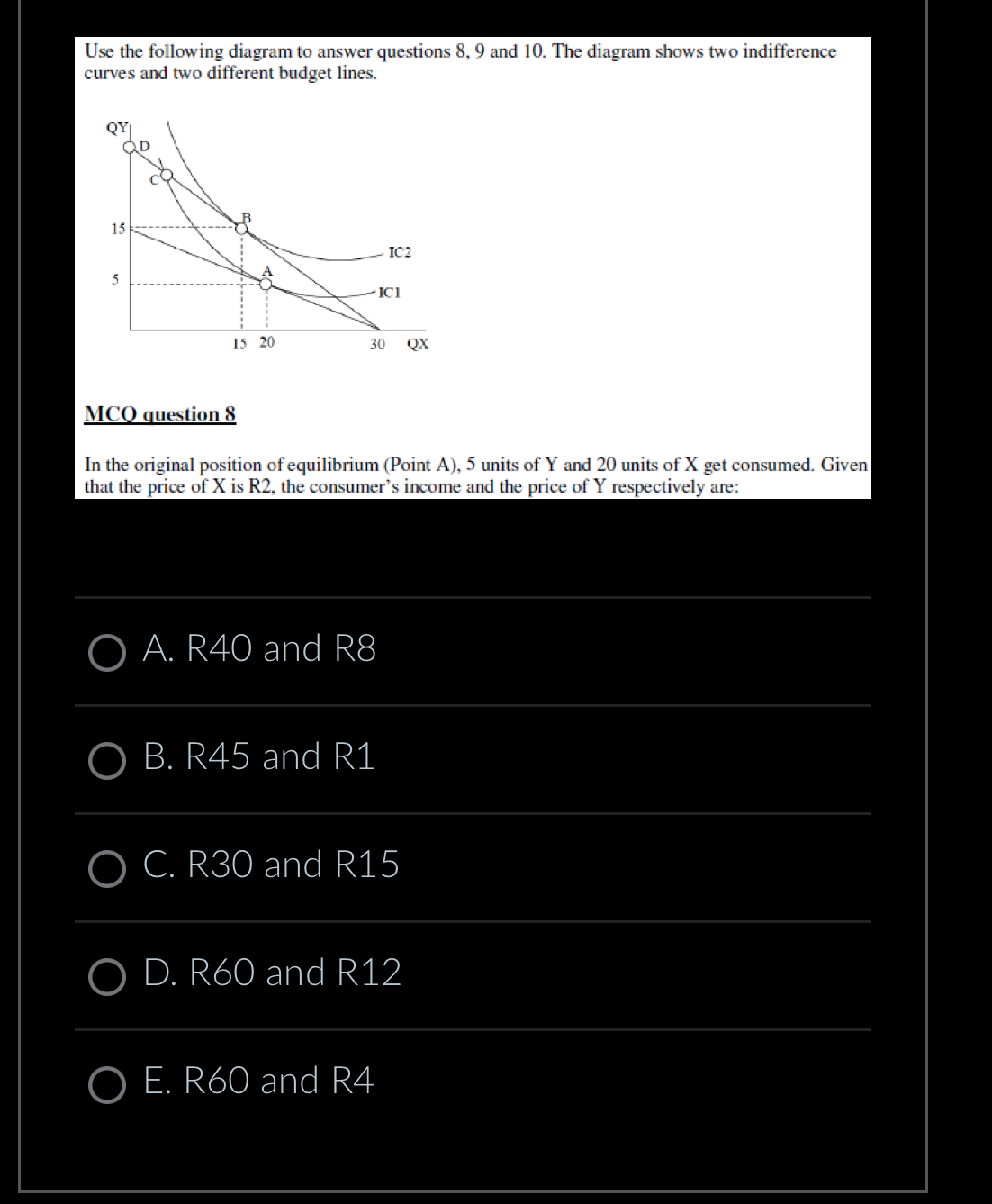 Solved Use the following diagram to answer questions 8,9 | Chegg.com