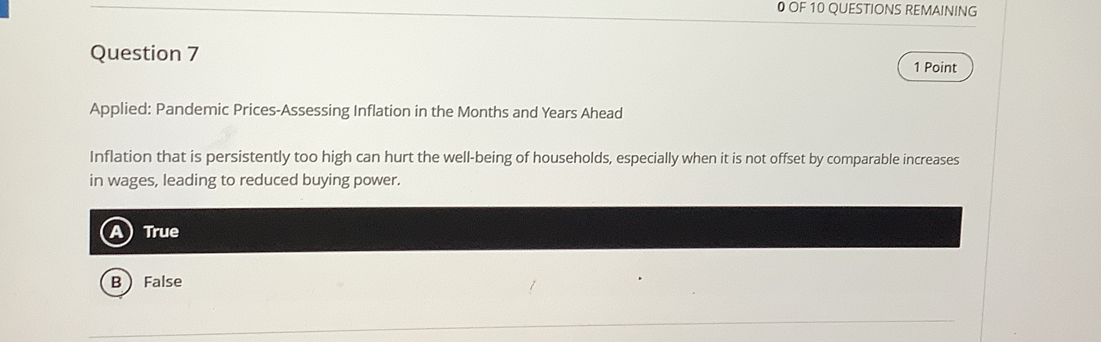 Solved 0 ﻿OF 10 ﻿QUESTIONS REMAININGQuestion 71 | Chegg.com