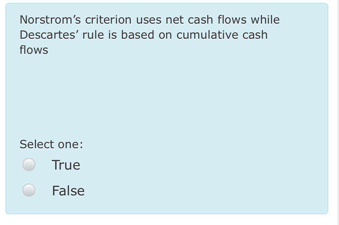 Solved All of the following are examples of cash inflows | Chegg.com