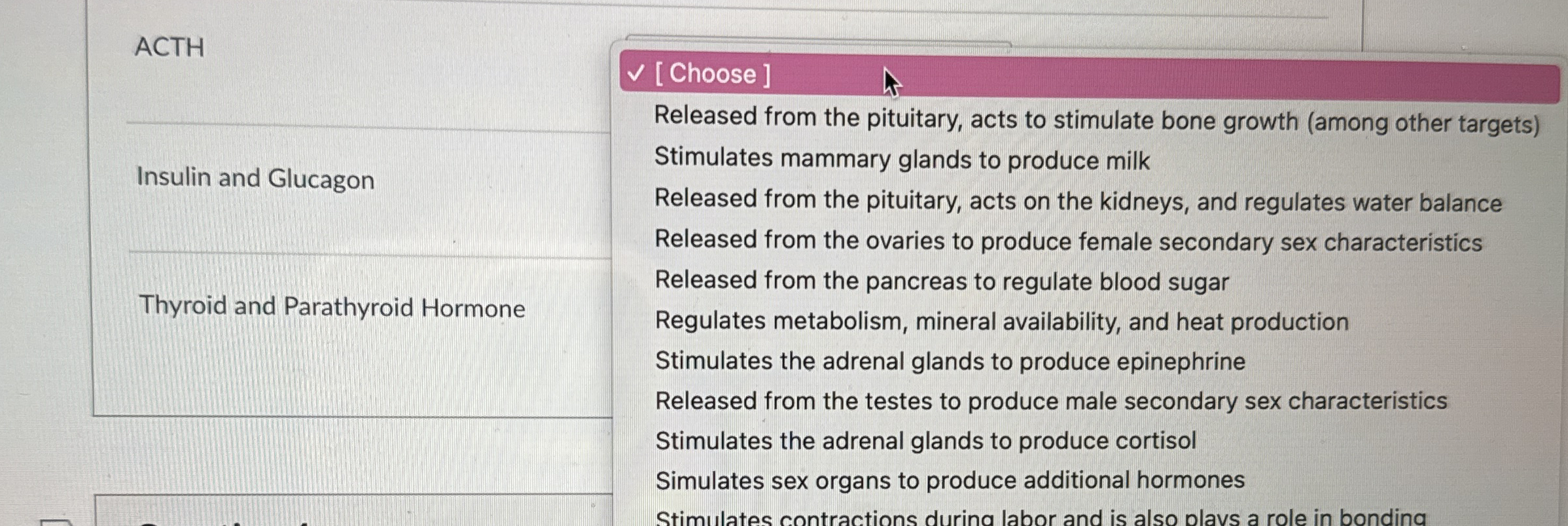 High Quality SOLUTION ACTHInsulin and GlucagonThyroid and Parathyroid ...