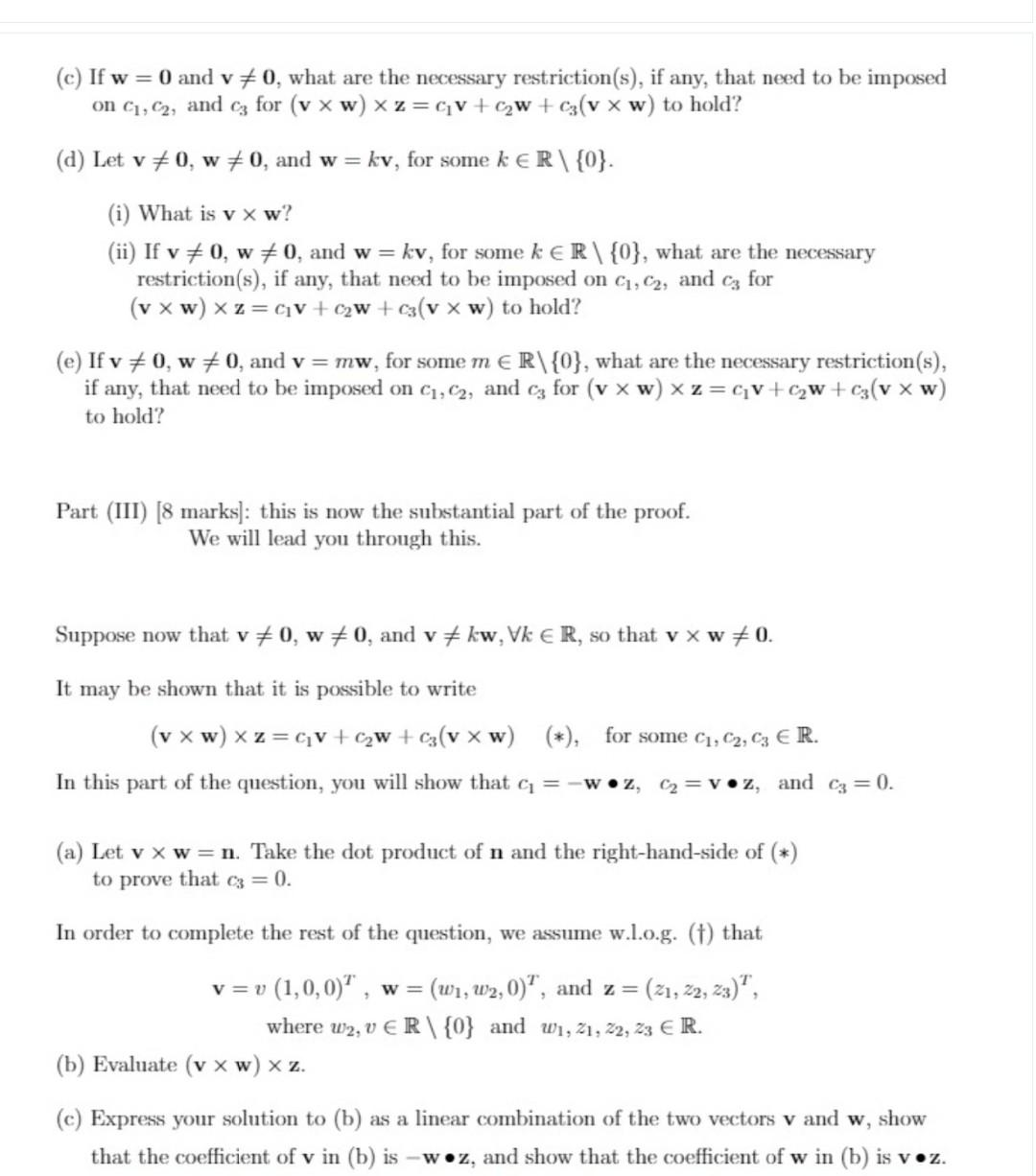 Solved Suppose V W Z ER We Define The New Function G v Chegg