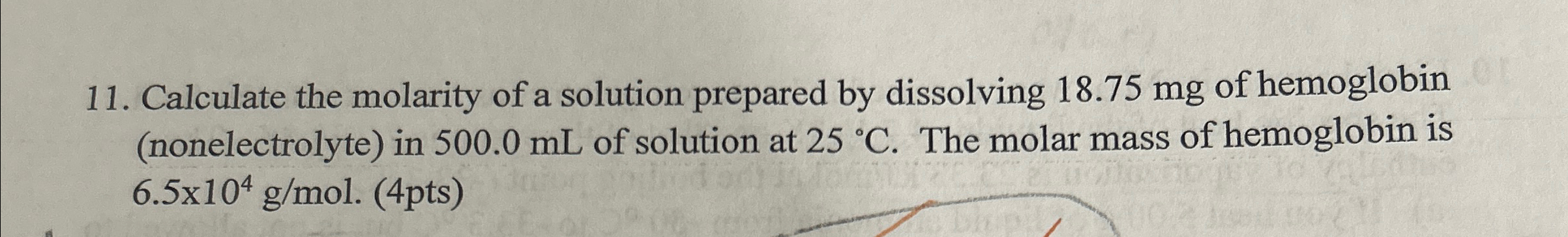Solved Calculate the molarity of a solution prepared by | Chegg.com