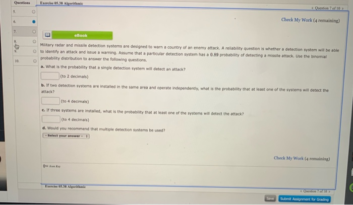 Solved Questions Exercise 0538 Algorithmic Ocution 7/10 | Chegg.com Solved Questions Exercise 0538 Algorithmic Ocution 7/10 | Chegg.com