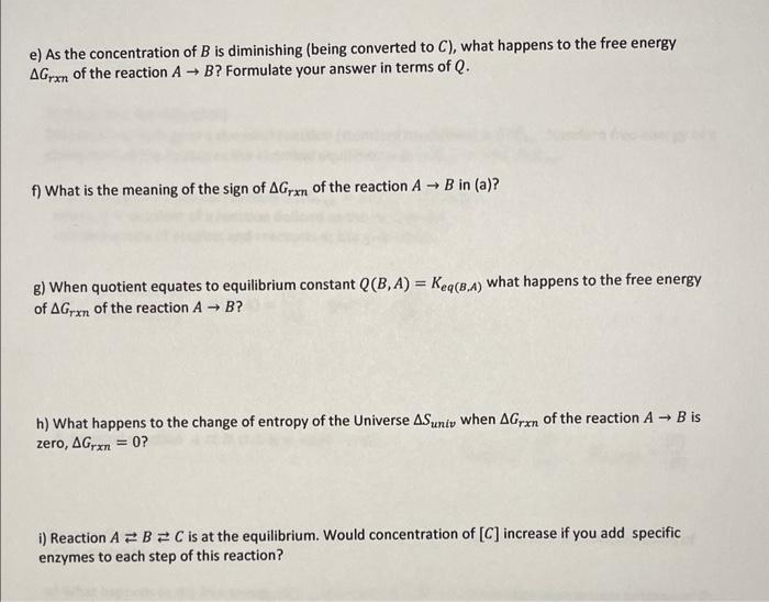 Solved Standard free energy of a chemical reaction (standard | Chegg.com