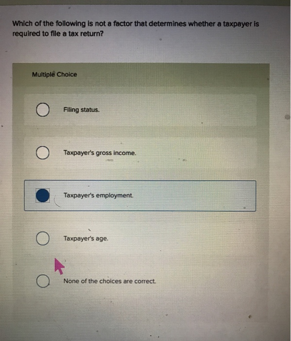 Solved Which of the following is not a factor that | Chegg.com