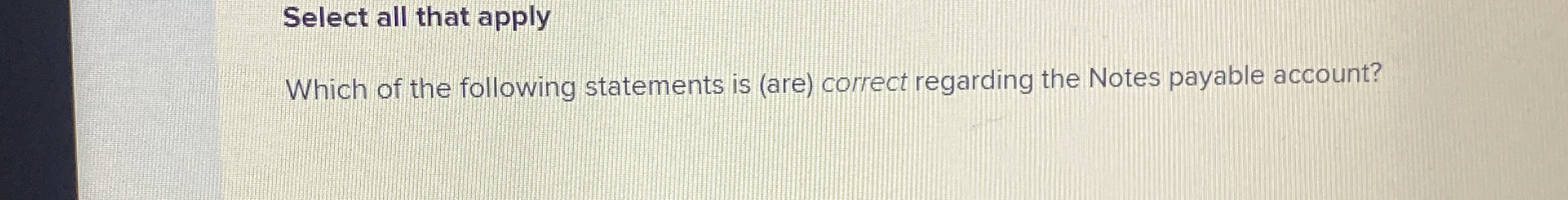 Solved Select all that applyWhich of the following | Chegg.com